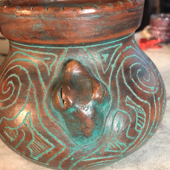 Accents | Vintage Brazilian Pottery Red Clay Marivaldo Authentic ...